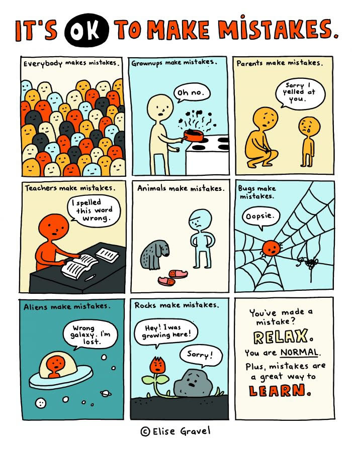 It's OK to make mistakes! | Elise Gravel