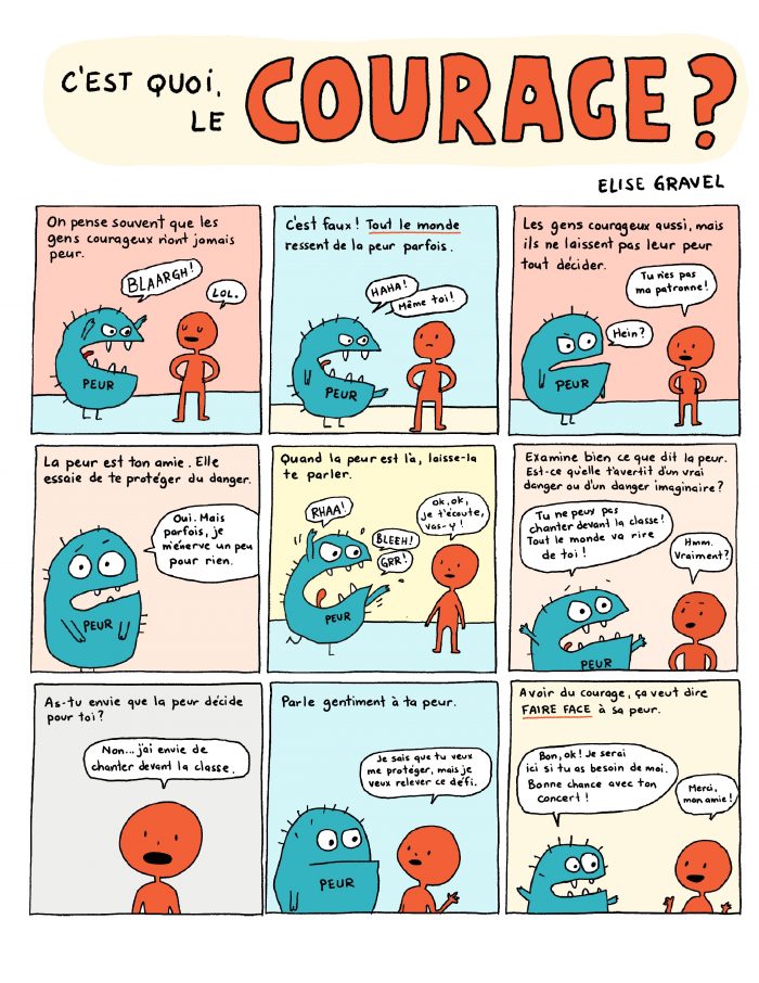 C'est quoi, le courage? | Elise Gravel
