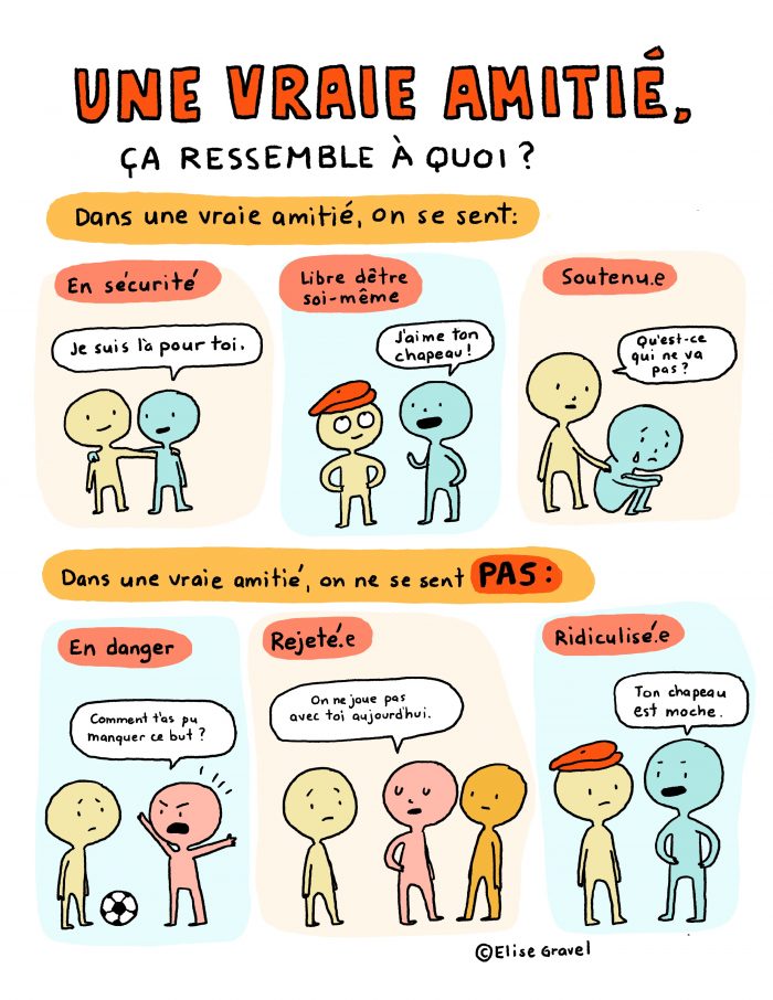 Une vraie amitié, ça ressemble à quoi? | Elise Gravel